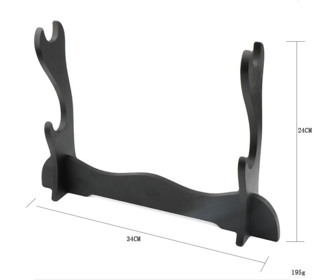 KATANA SWORD STAND 2 LAYERS STAND PEDANG 2 TINGKAT, Furniture & Home ...