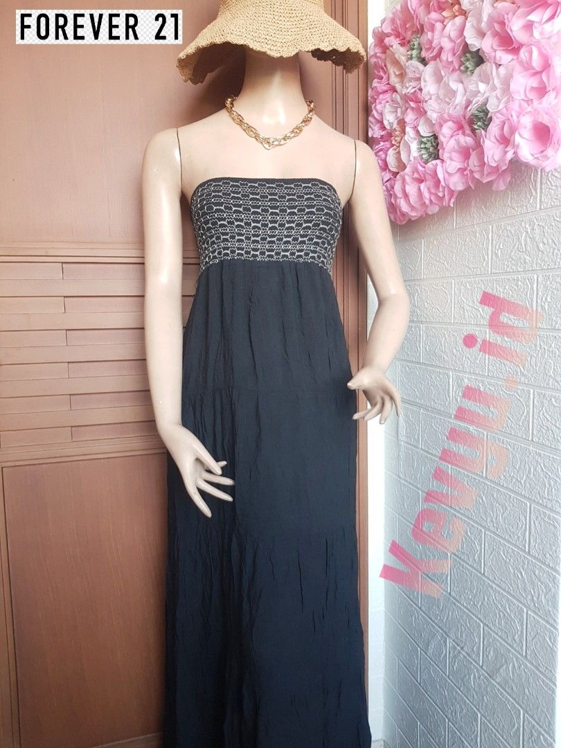 Kemben LongDress Forever 21, Fesyen Wanita, Pakaian Wanita, Gaun & Rok ...