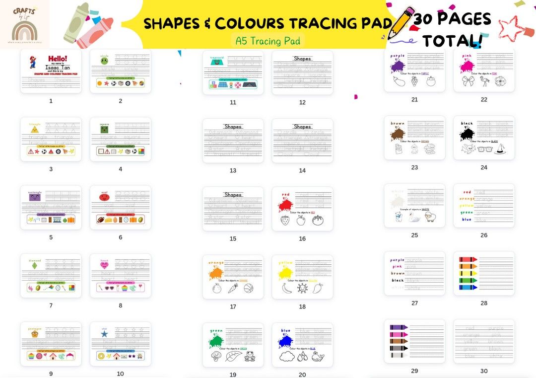 Kindergarten worksheet, Tracing Pad, Tracing Worksheets, Kindergarten ...