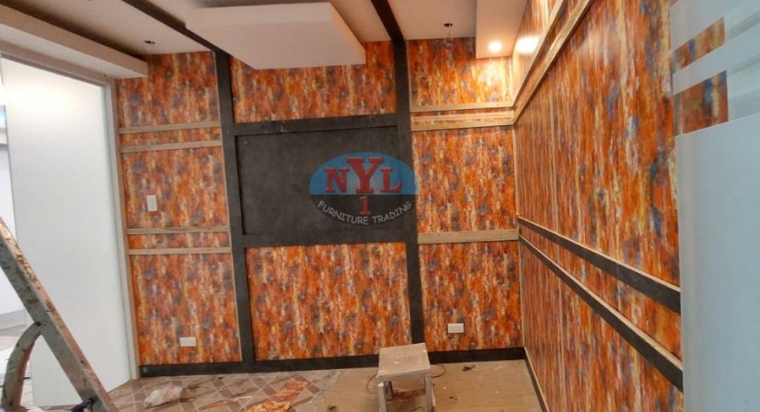 LAMINATED WALL PARTITION / MODULAR PARTITION, Furniture & Home Living ...