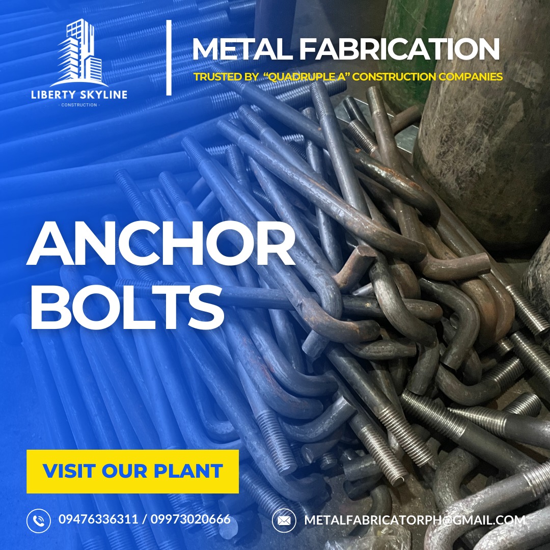 L-Type Anchor Bolt | Stiffener Plate | Base Plate | Channel Bar ...