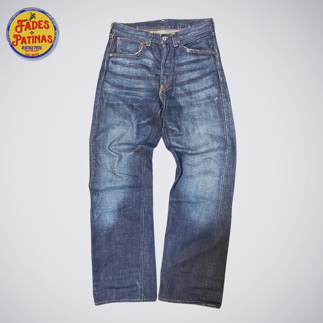 LVC Japan 501xx 1937 Model Factory Distressed Selvedge Jeans, Men's Fashion, Bottoms, Jeans on ...