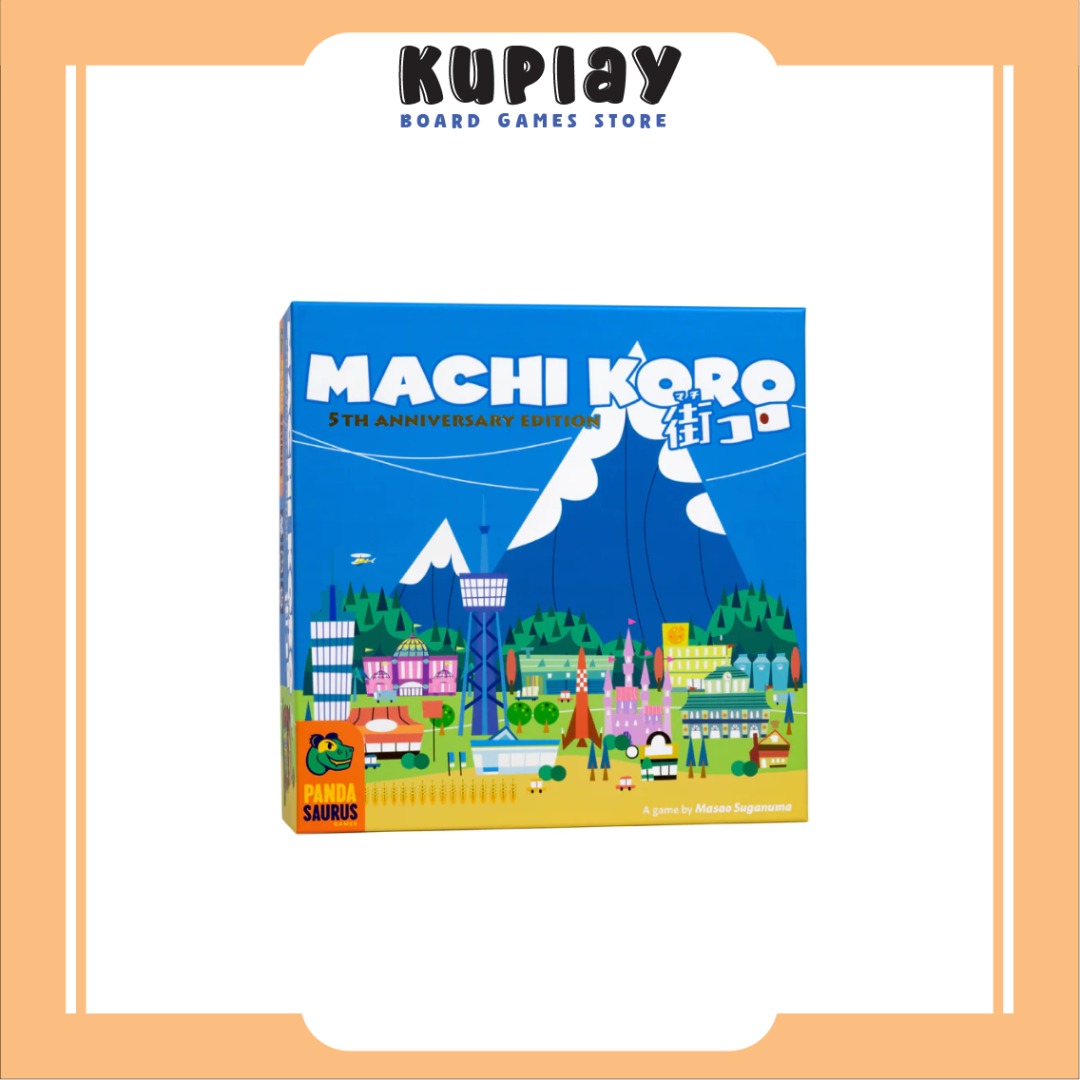 Machi Koro 5th Anniversary Edition (original) Dice Rolling board game ...