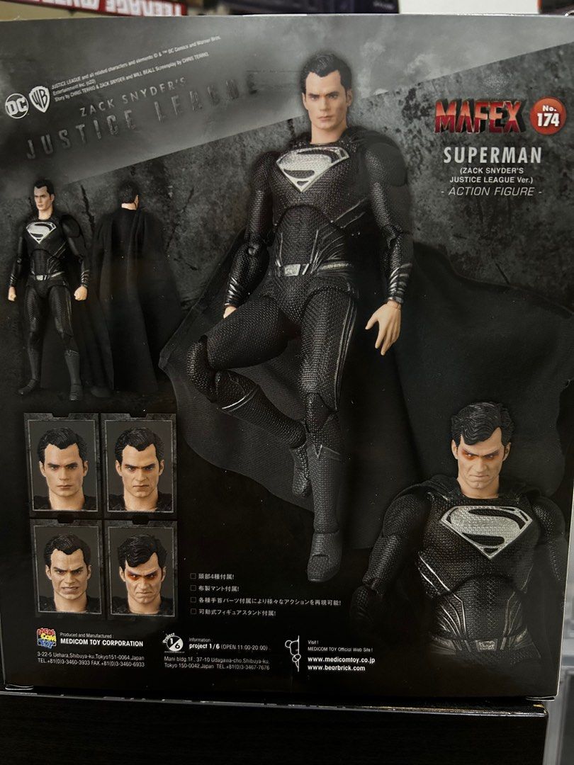 Mafex Superman Zack Snyder’s JL, Hobbies & Toys, Toys & Games on Carousell