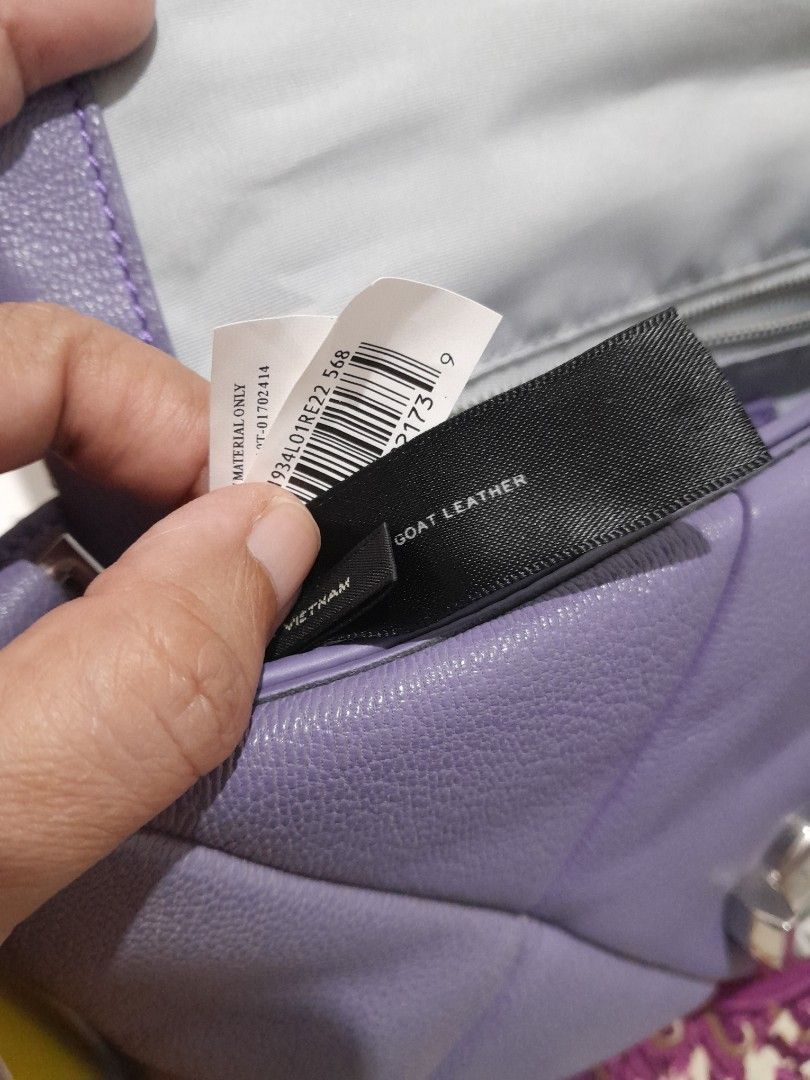 MJ SnapShot Lilac With 2 Handle, Barang Mewah, Tas & Dompet di Carousell