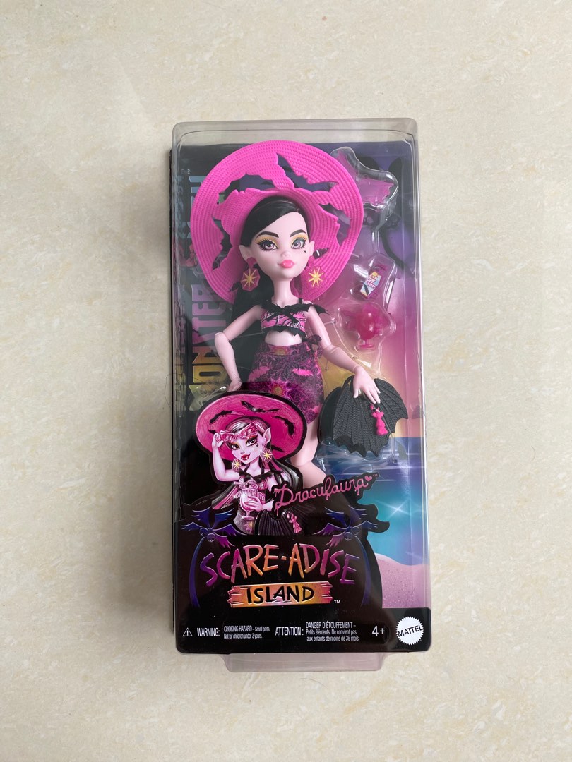 Monster High Scare-Adise Island Draculaura Doll, Hobbies & Toys, Toys ...
