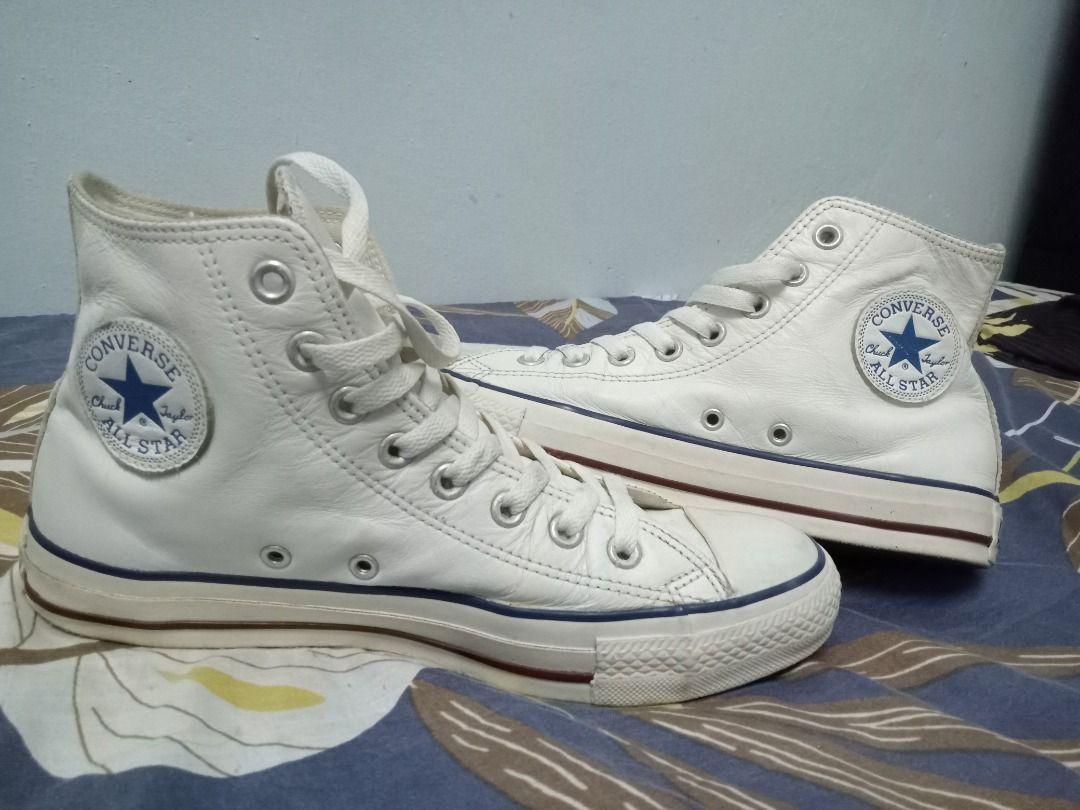Original converse all star full leather, Men's Fashion, Footwear, Boots ...