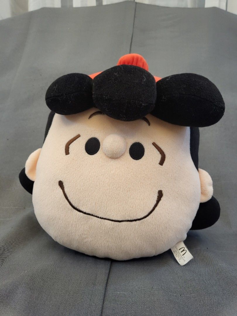 Peanuts Snoopy Lucy van Pelt Head Plushie Pillow, Hobbies & Toys, Toys ...