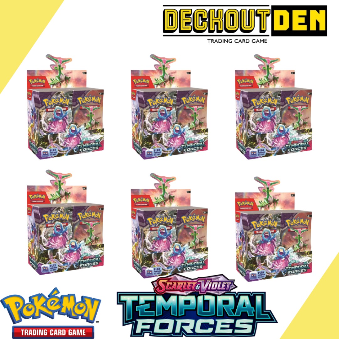 Pokemon TCG SV05 Temporal Force Booster Box, Hobbies & Toys, Toys & Games on Carousell
