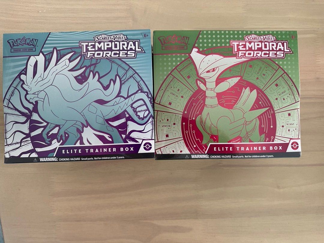 Pokemon Temporal Forces Elite Trainer Box (ETB), Hobbies & Toys, Toys ...