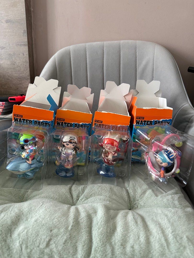 Popmart water party series, Hobbies & Toys, Toys & Games on Carousell
