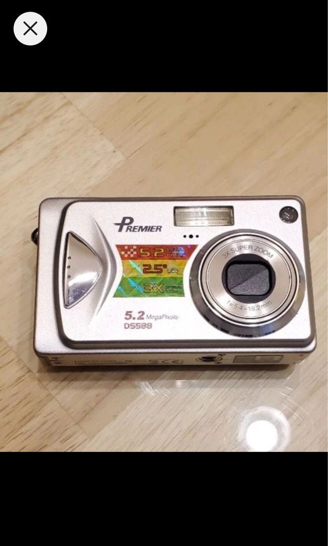 Premier數位相機 銀色ccd, 相機攝影, 相機在旋轉拍賣