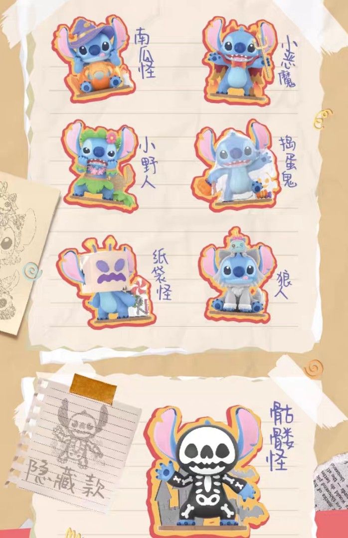 Preorder (Confirmed Design) - Toptoy top toy Disney Stitch Weird Diary ...