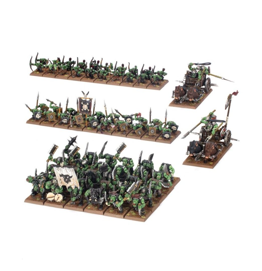 Orc & Goblin Tribes Battalion (Games Workshop Warhammer The Old World ...