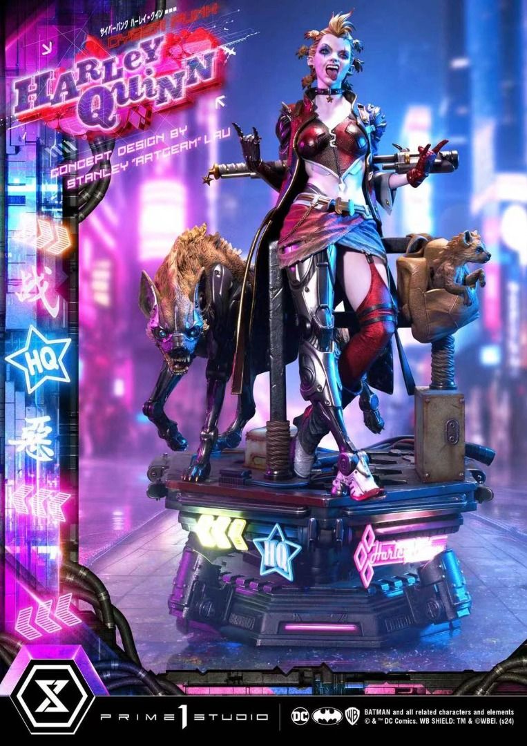 Prime 1 Studio - Cyberpunk Harley Quinn, Hobbies & Toys, Toys & Games ...