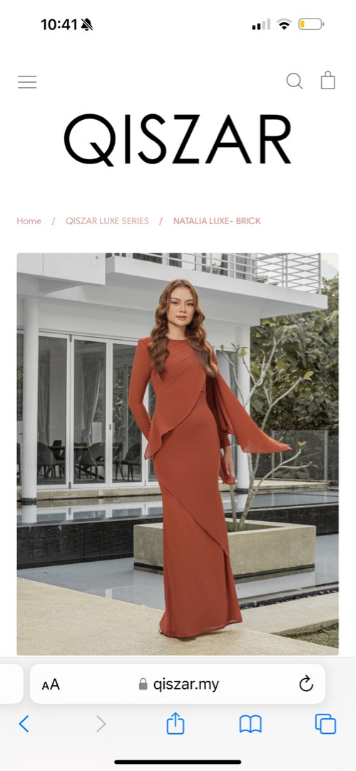 Qiszar Natalia luxe, Women's Fashion, Muslimah Fashion, Dresses on ...