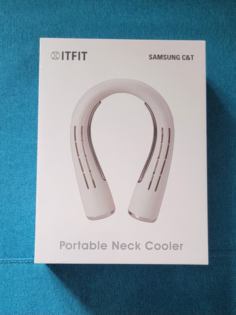 Samsung ITFIT 掛頸風扇 Portable Neck Cooler, 興趣及遊戲, 旅行, 旅遊 - 旅行必需品及用品 ...