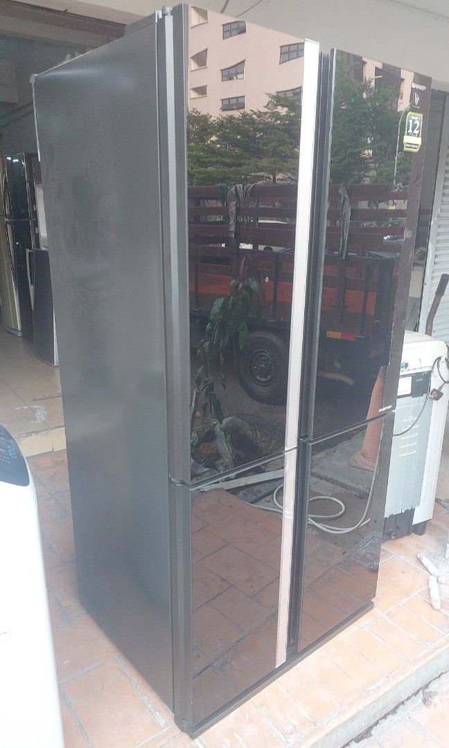 Sharp inverter Glass auto ice maker fridge, TV & Home Appliances, Other ...