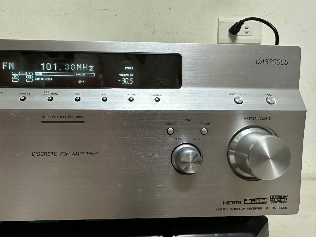旗艦SONY STR DA3200ES 收音 劇院 7.1 環繞擴大機 HDMI 家庭劇院擴大機 原廠遙控器/說明書, 耳機及錄音音訊設備 ...
