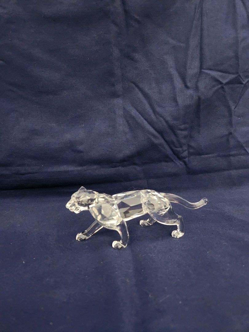 Swarovski Crystal Panther-like animal, Hobbies & Toys, Memorabilia ...