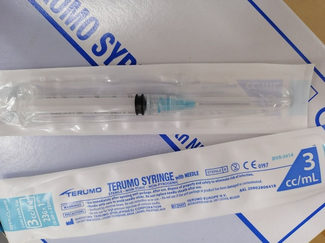 Syringe 3cc Terumo, Health & Nutrition, Medical Supplies & Tools on Carousell