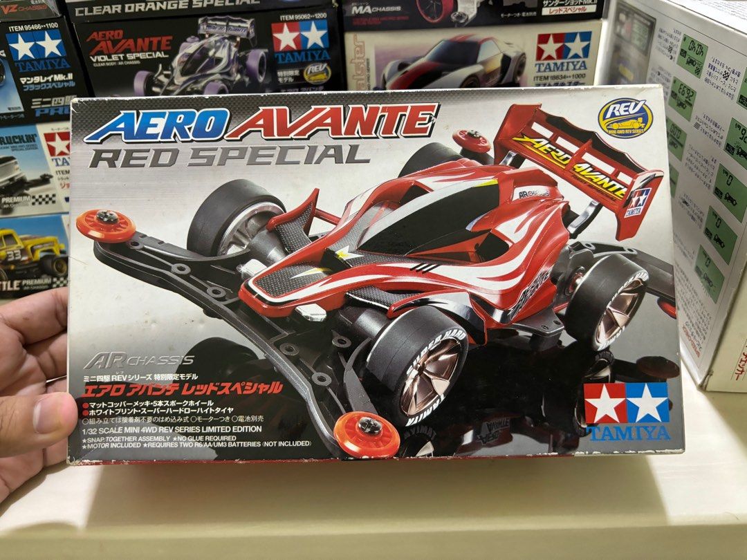 Tamiya Aero Avante Red Special, Hobbies & Toys, Toys & Games on Carousell