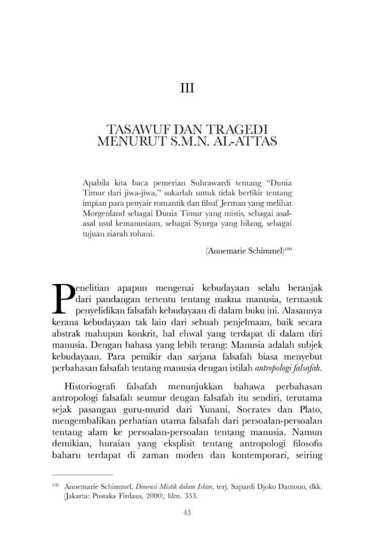 Tasawuf Dan Tragedi Kritik Kebudayaan Perspektif Syed Muhammad Naquib