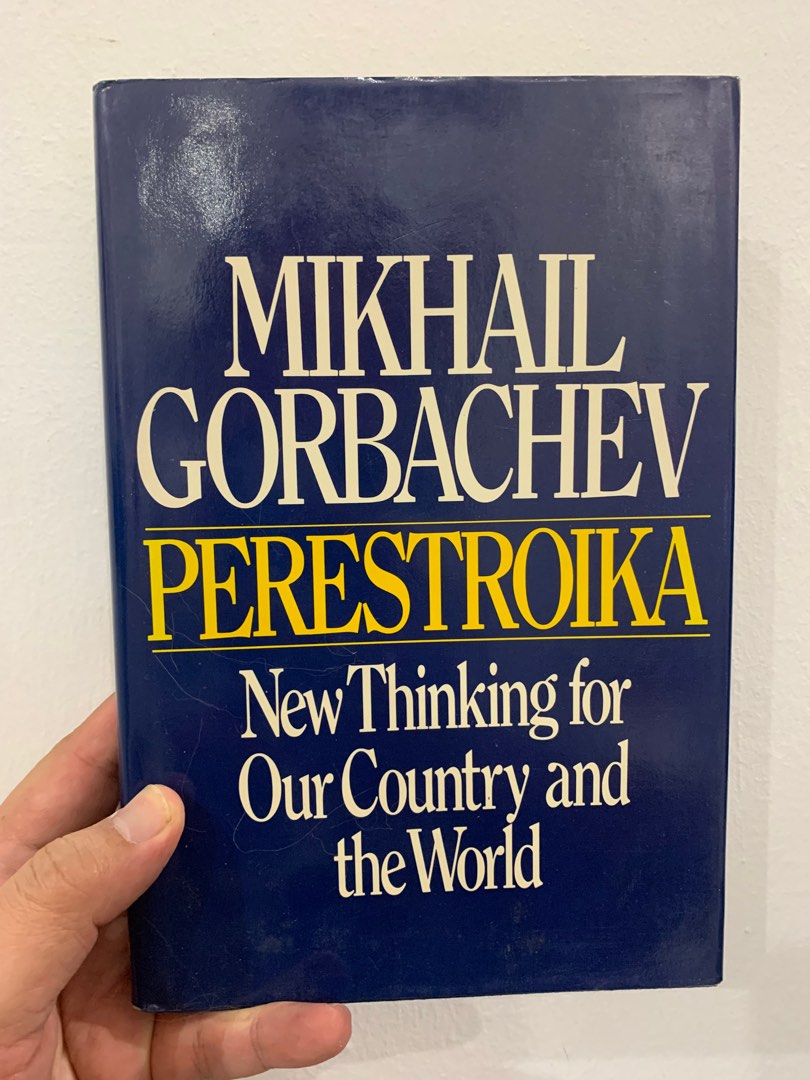 VINTAGE HARDCOVER BOOK: MIKHAIL GORBACHEV - PERESTROIKA - New Thinking ...