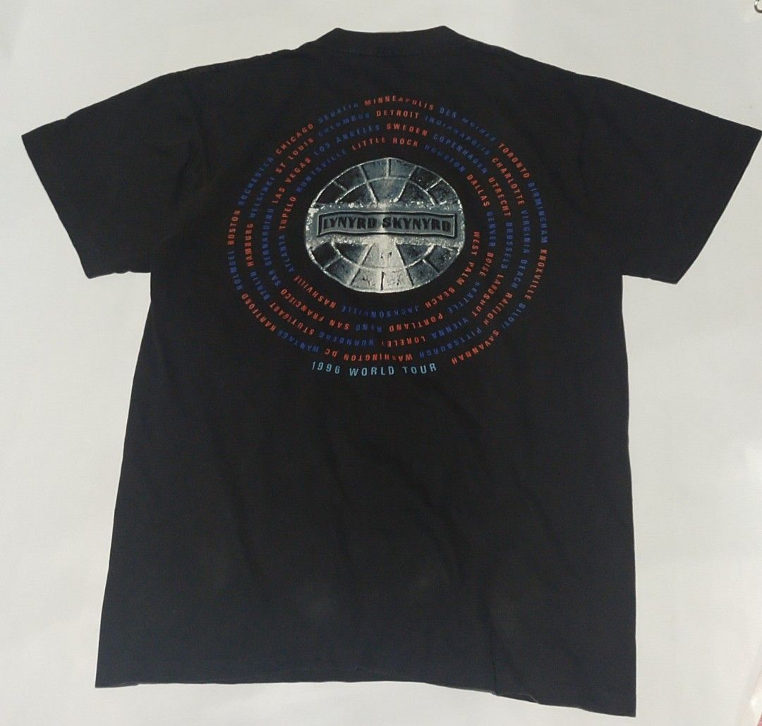 VTG BAND LYNYRD SKYNYRD TOUR 1996, Men's Fashion, Tops & Sets, Tshirts ...