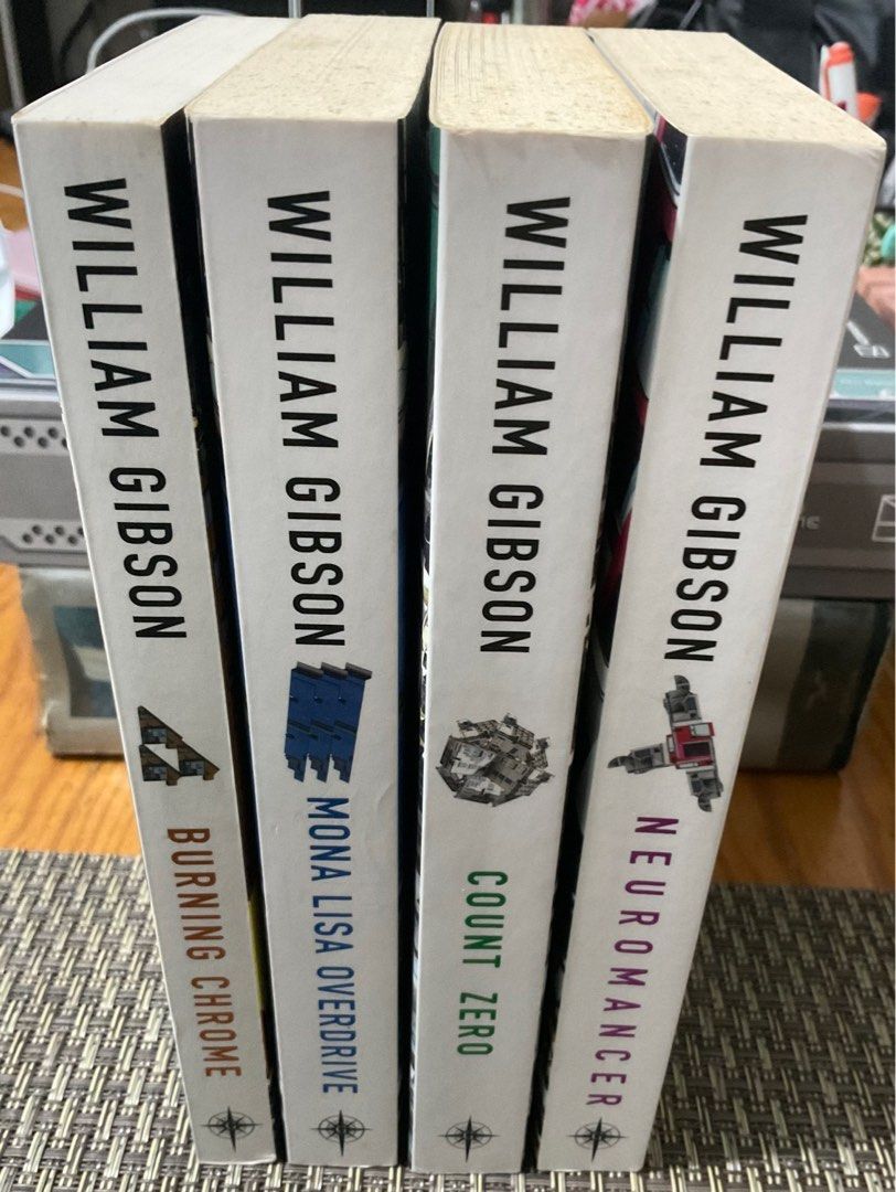 William Gibson books (Neuromancer, Count Zero, Mona Lisa Overdrive ...