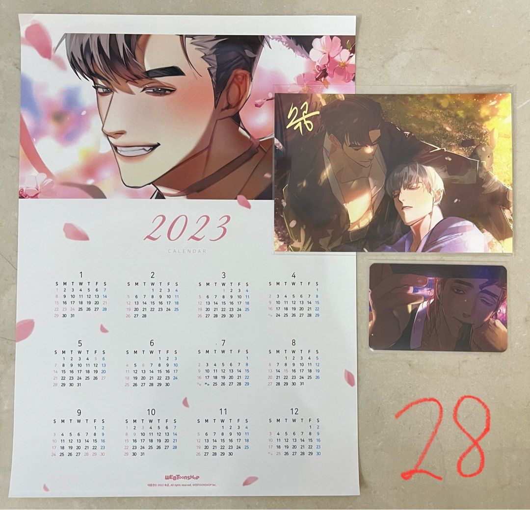 WTS liveta clear file+pc & webtoon calendar set, Hobbies & Toys ...