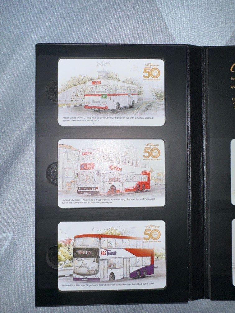 50years SBS Transit Collectible Simply Go Cards, Hobbies & Toys ...