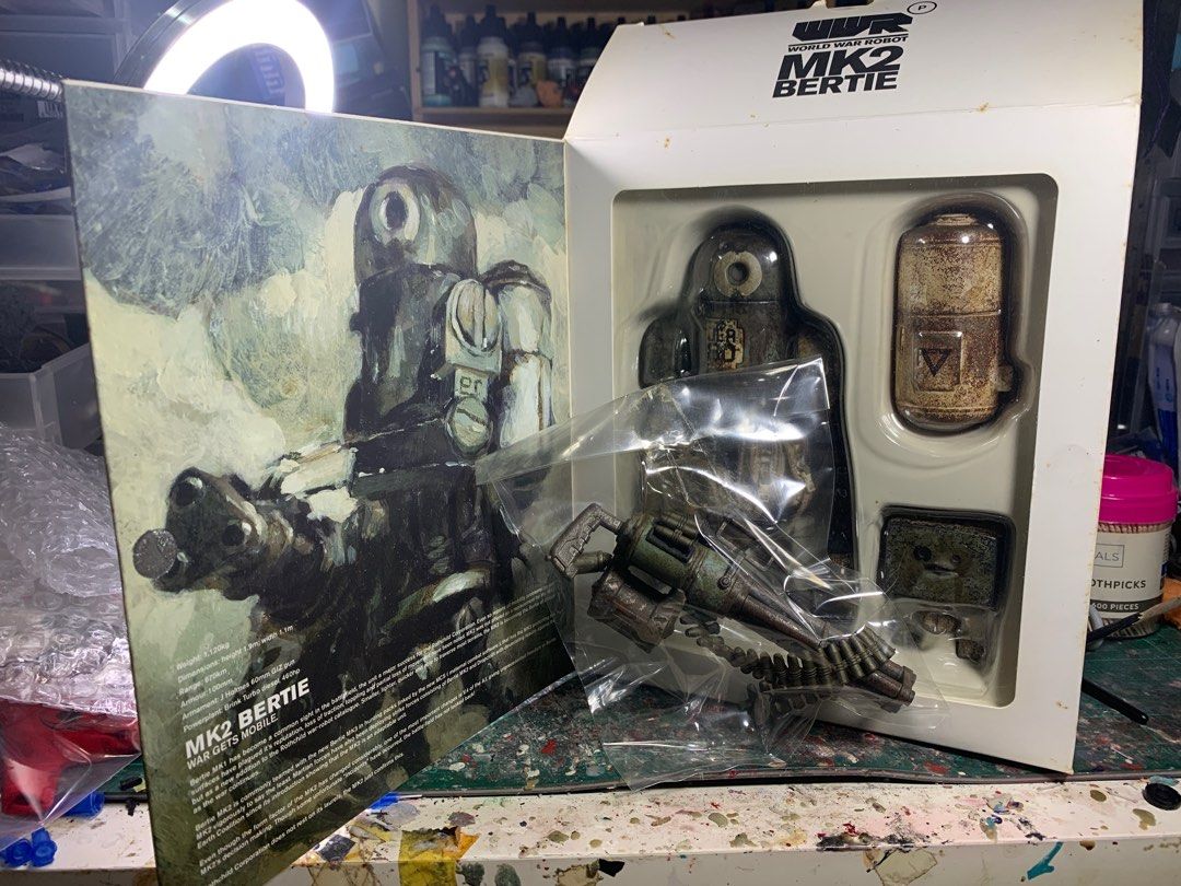 中古美品 3A 3AA 1/12 wwr world war robot MK2 Bertie, 興趣及遊戲, 玩具 & 遊戲類 ...