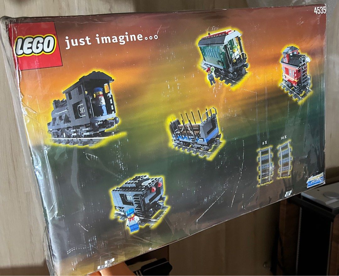 全新 但盒已開 唔係靚盒 火車 LEGO 4535 9V My Own Train Express Deluxe, 興趣及遊戲, 玩具 ...