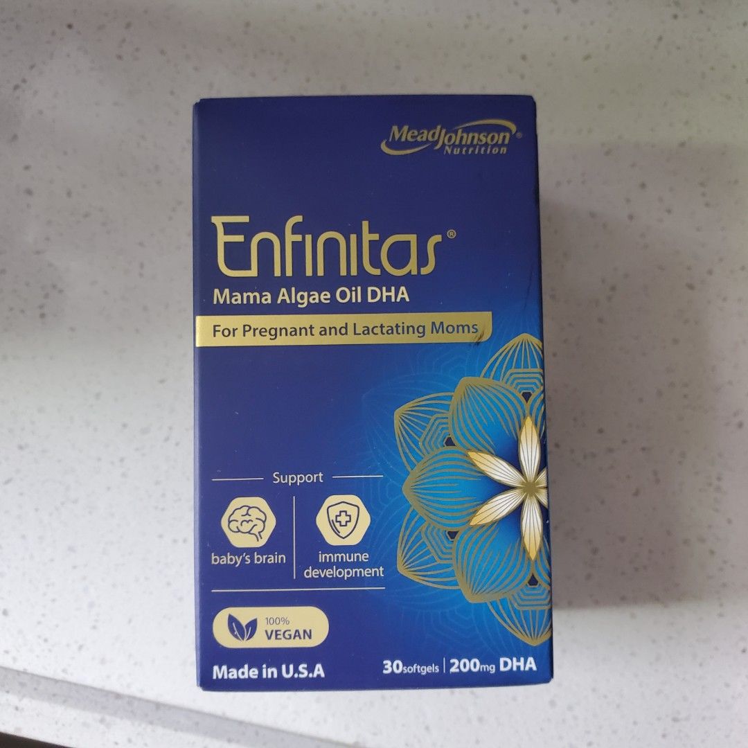 美贊臣 Enfinitas 藻油DHA (30粒), 健康及營養食用品, 健康補充品, 健康補充品 - 維他命及補充品 - Carousell