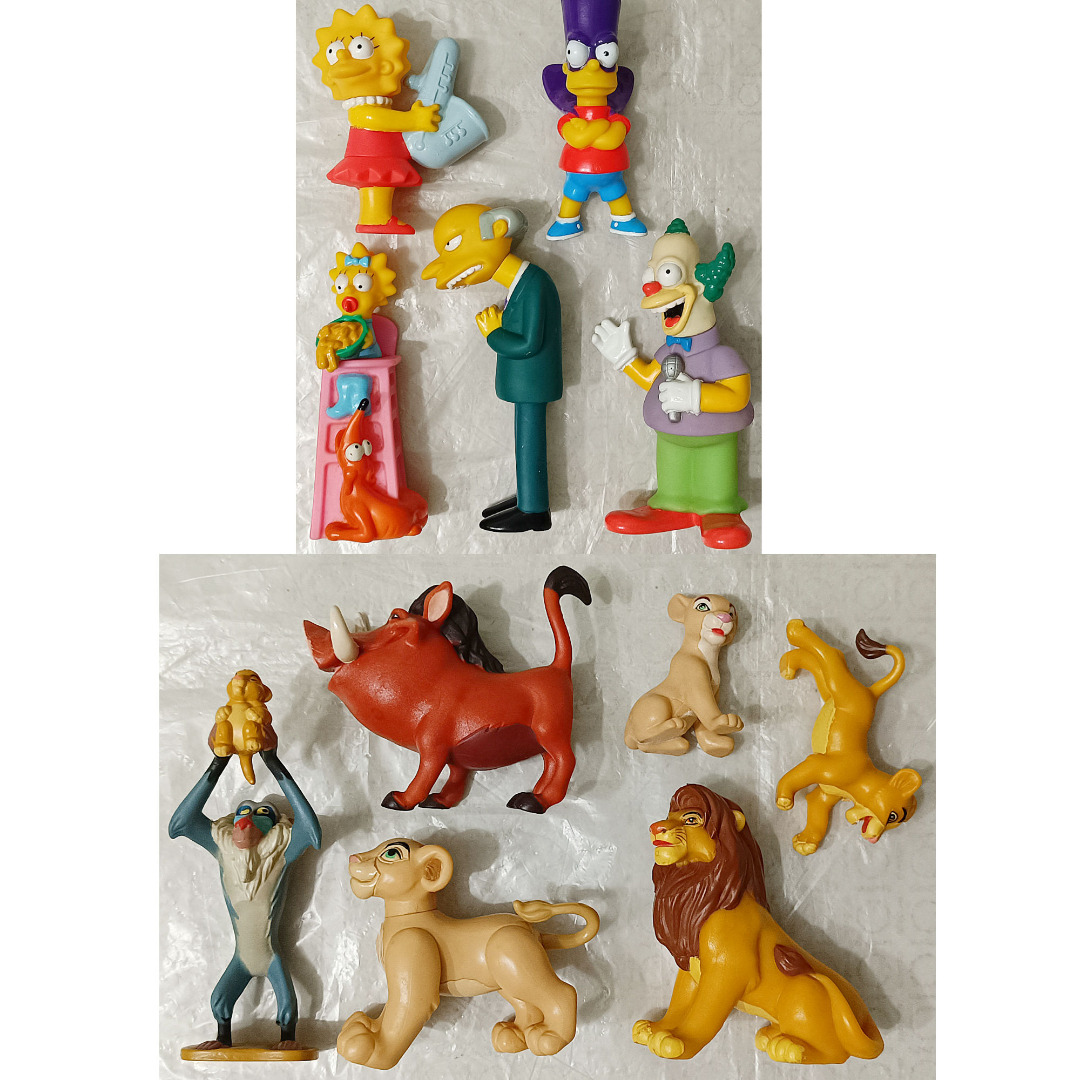 Vintage Toys ★ Disney Lion King Mattel ★ Simpsons Applause Free ...