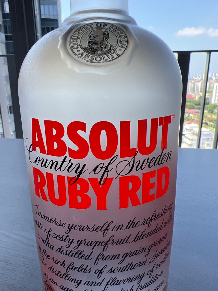 absolut vodka ruby red