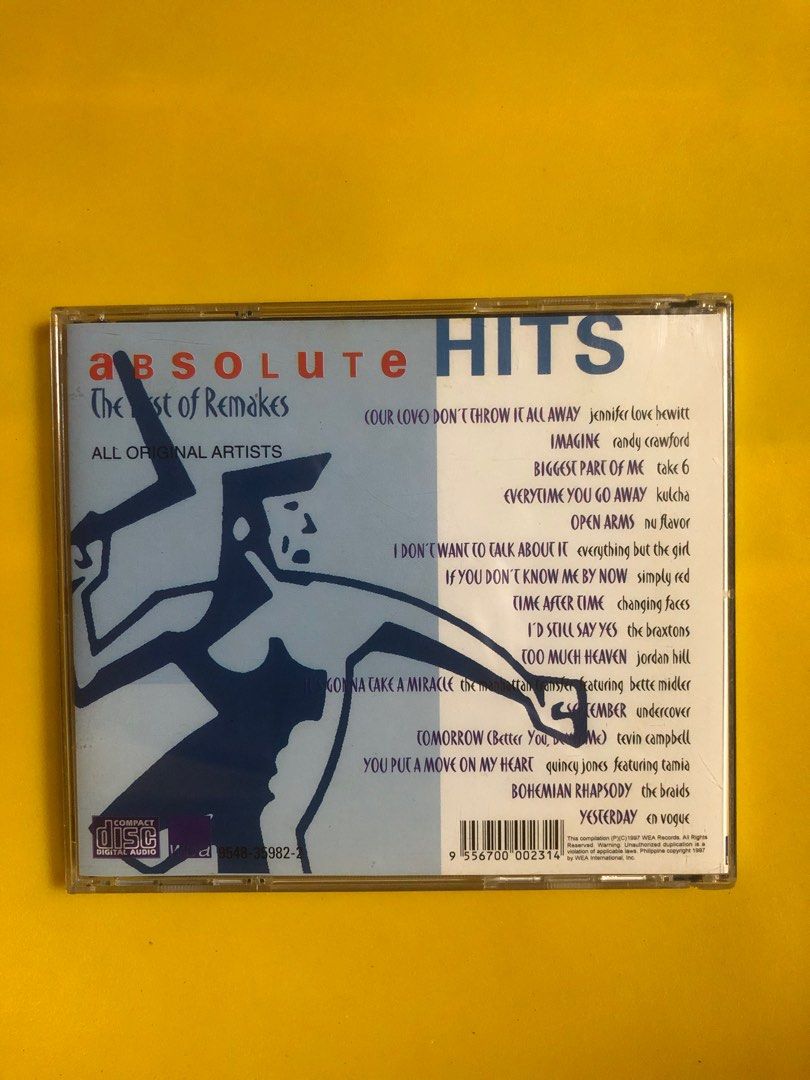 Absolute Hits Cd, Hobbies & Toys, Music & Media, CDs & DVDs on Carousell