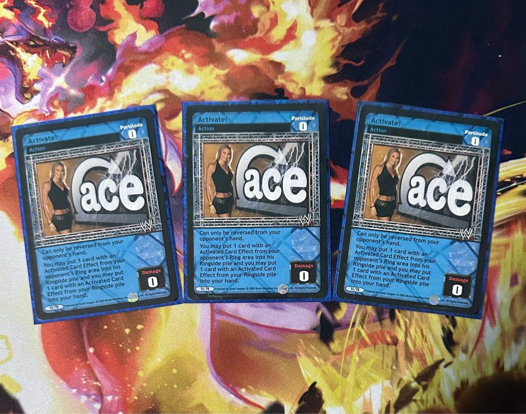 Activate! x3 WWF WWE RAW DEAL, Hobbies & Toys, Toys & Games on Carousell