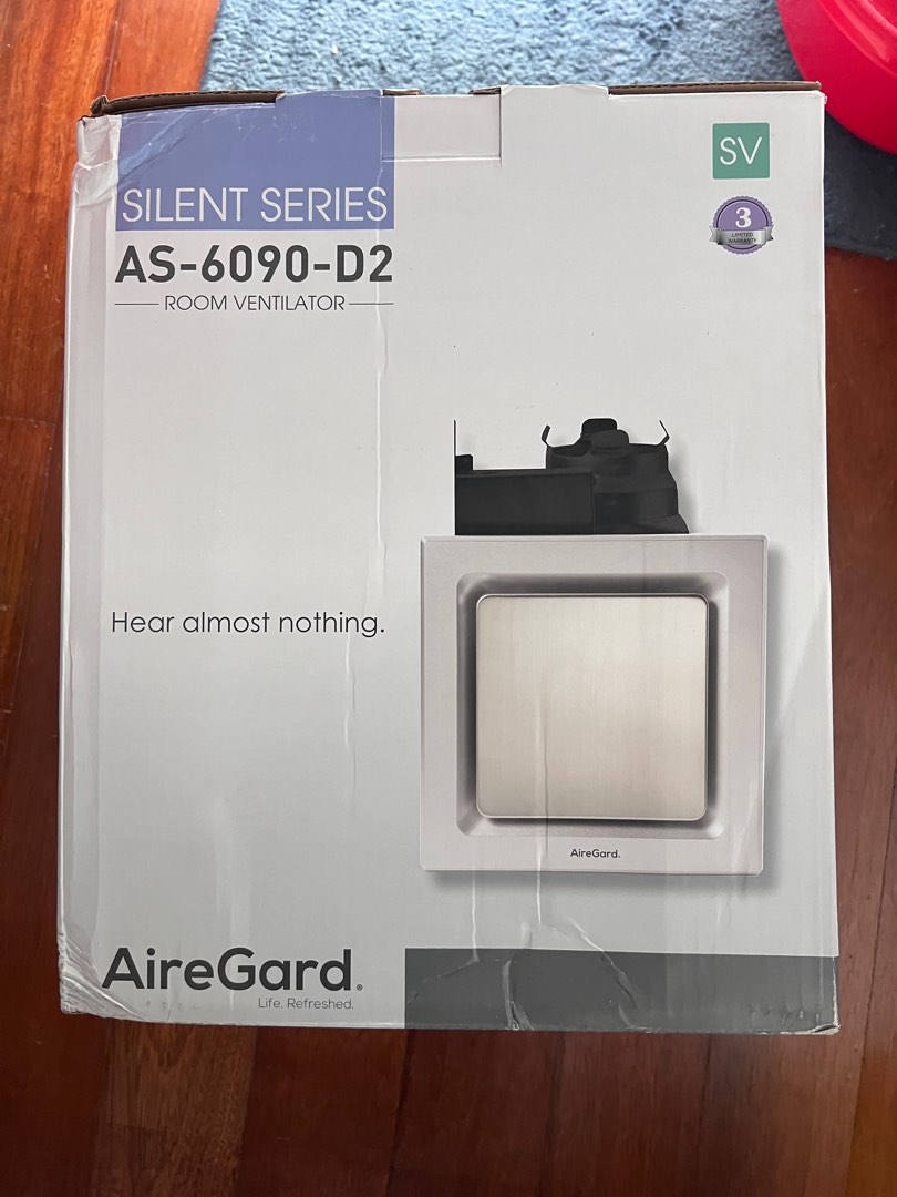 AireGard AS-6090 Air Ventilation Exhaust and 6M vents, Furniture & Home Living, Bathroom ...