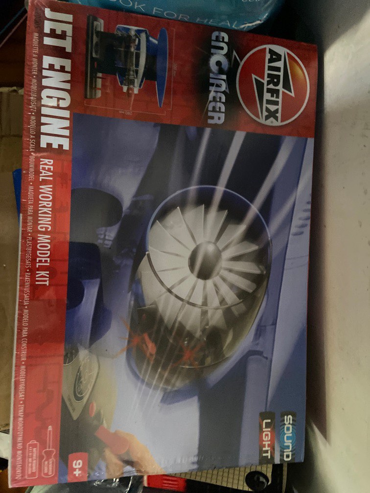 [執屋清倉] AIRFIX Jet engine model 飛機引擎模型, 興趣及遊戲, 玩具 & 遊戲類 - Carousell