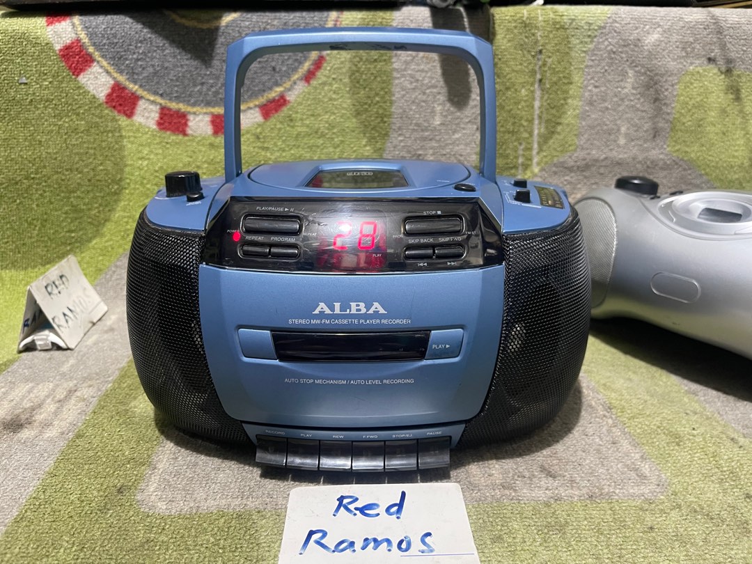 Alba CD cassette radio boombox 220v FULLY FUNCTIONAL all working ...