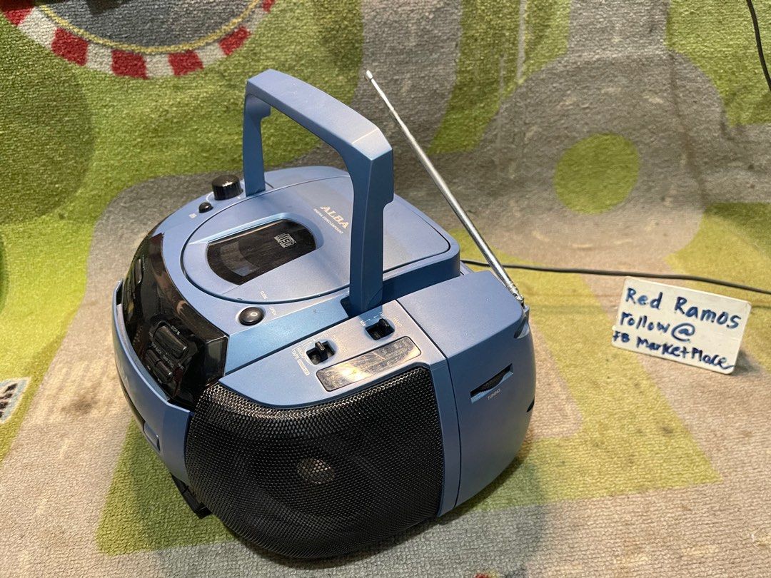 Alba CD cassette radio boombox 220v FULLY FUNCTIONAL all working ...