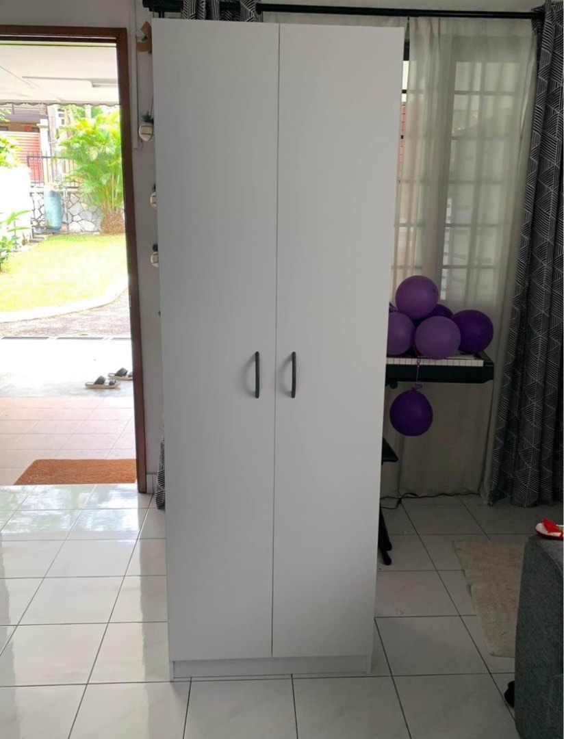 ALMARI 2 PINTU SIAP PASANG, Furniture & Home Living, Furniture, Other ...