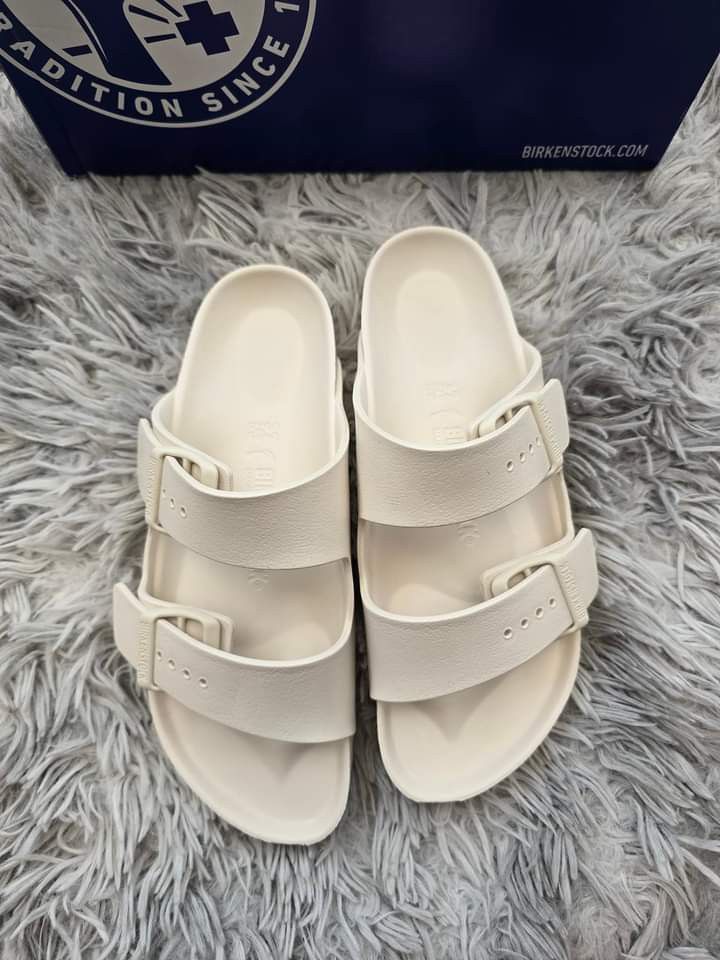 Arizona Eva Eggshell 37, Women's Fashion, Footwear, Slippers and slides ...