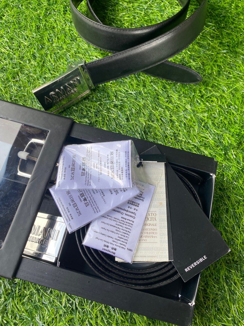 Armani Exchange AX Belt Gift Set Box Original Freegift Used Belt, Men's ...