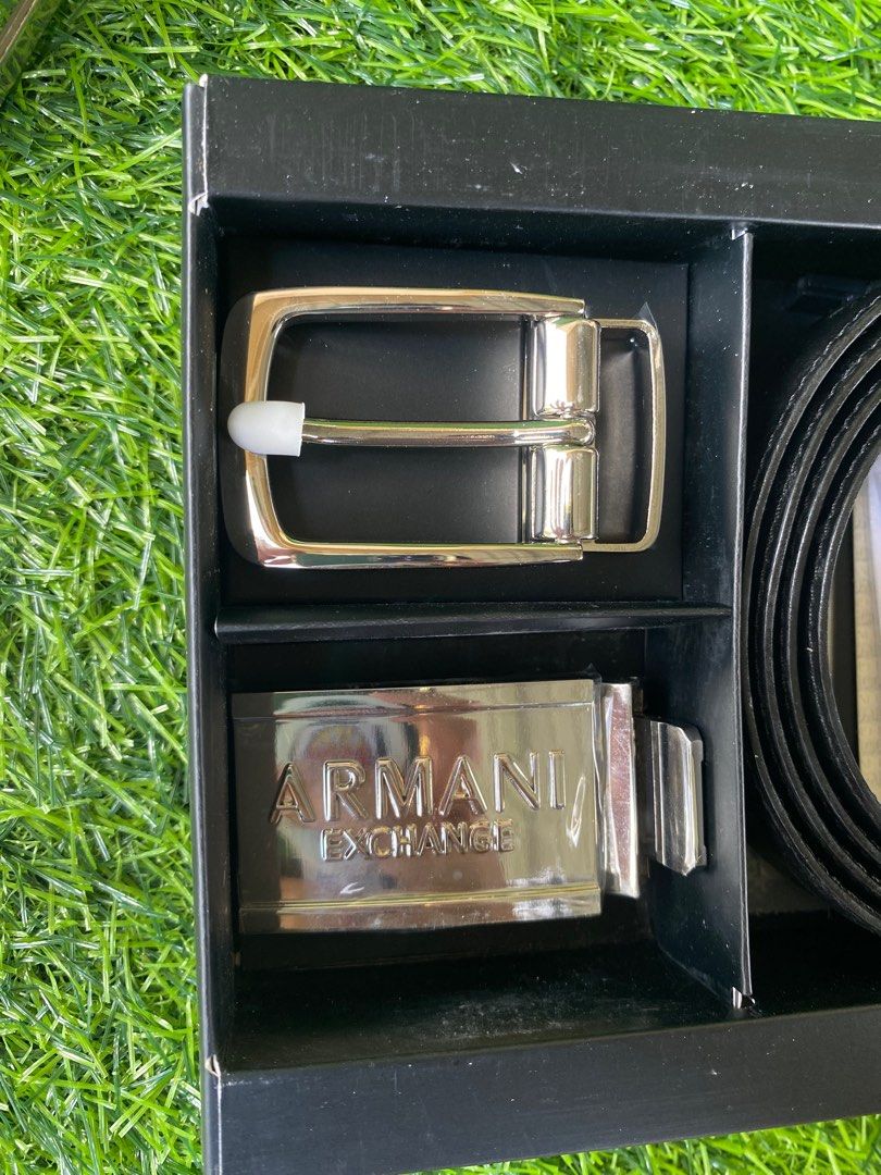 Armani Exchange AX Belt Gift Set Box Original Freegift Used Belt, Men's ...