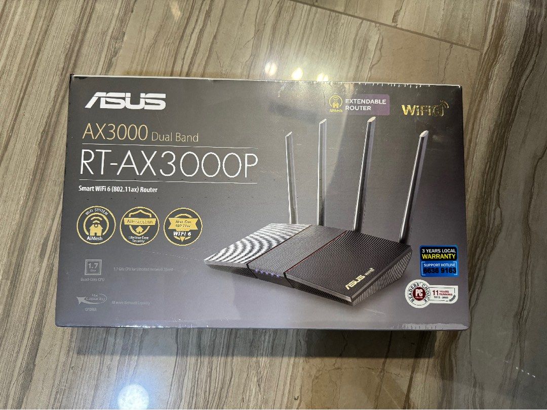 ASUS AX3000 RT-AX3000P Router 5G, Computers & Tech, Parts & Accessories ...