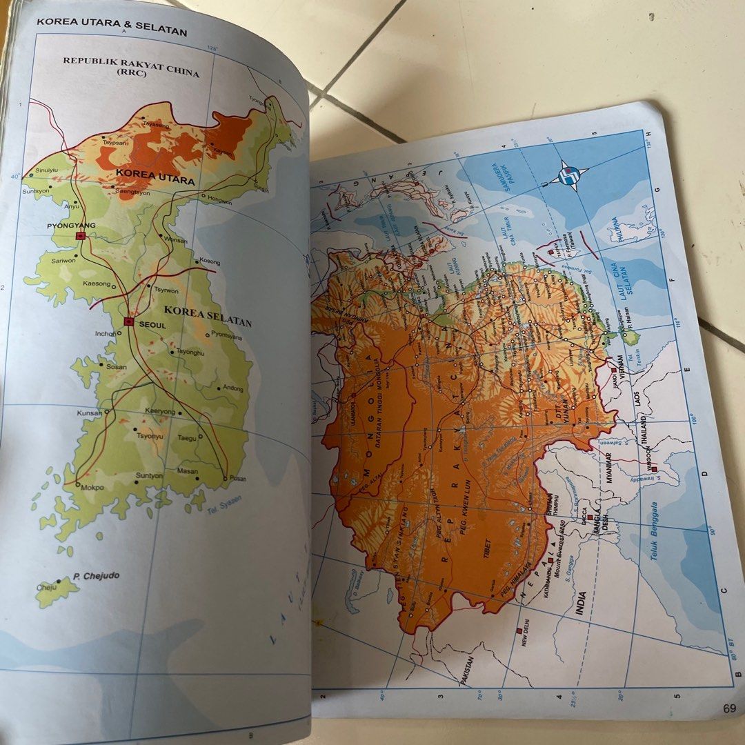 atlas IPS indonesia dan dunia, Buku & Alat Tulis, Buku di Carousell