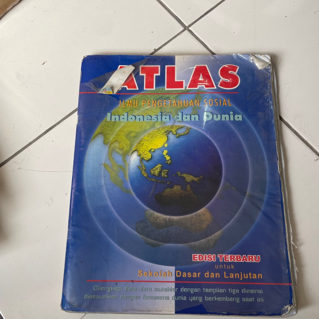 atlas IPS indonesia dan dunia, Buku & Alat Tulis, Buku di Carousell
